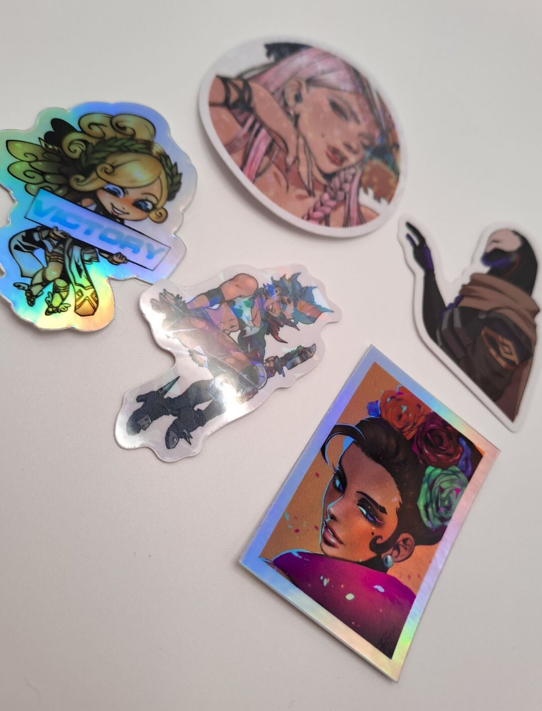 Overwatch Stickers Mercy Sombra Junker Queen - Etsy