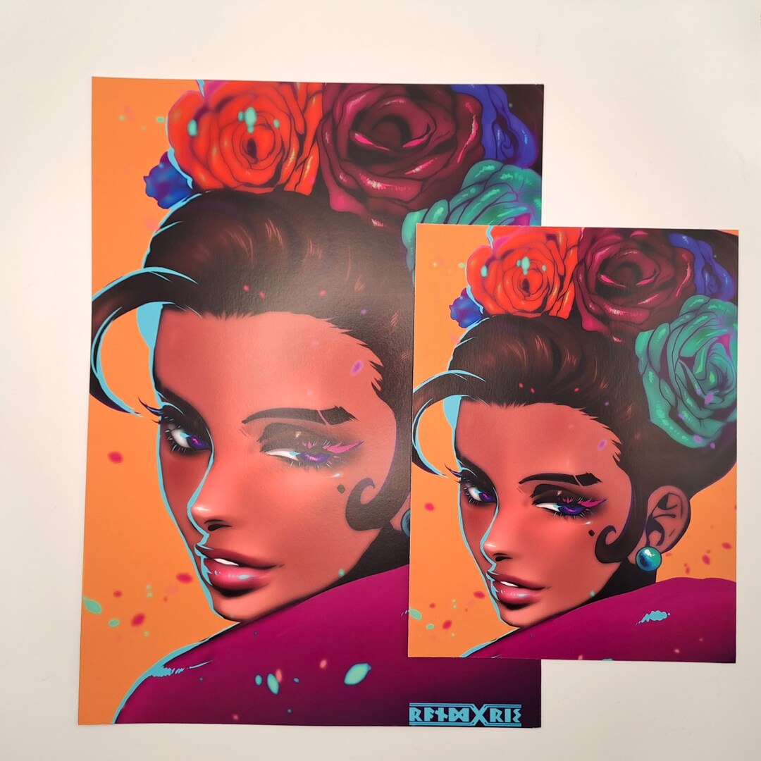 Sombra Portrait Folklorica Overwatch2 Overwatch Blizzard - Etsy