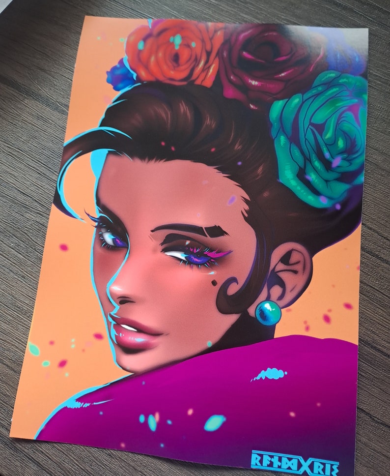 Sombra Portrait Folklorica Overwatch2 Overwatch Blizzard - Etsy
