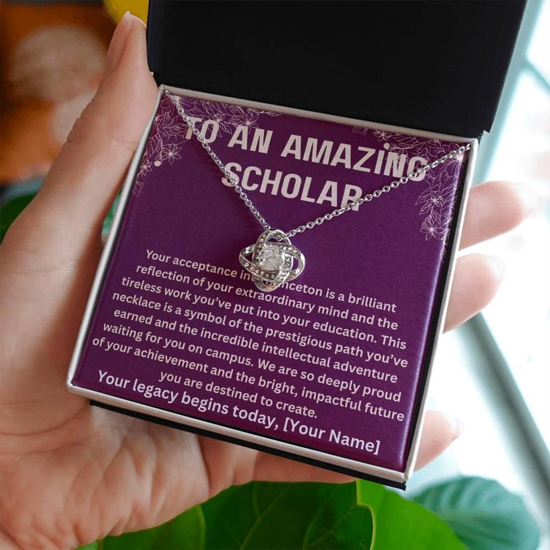 Princeton Acceptance Gift 2026 Daughter University Success Jewelry ...