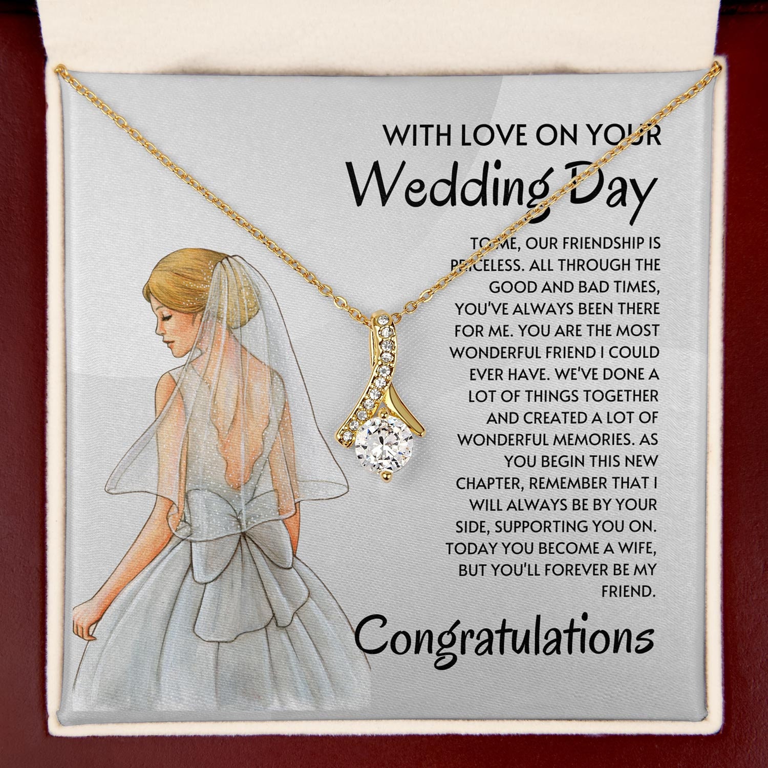 Wedding Gift for Bride From Best Friend Sentimental Gift for Bride From ...