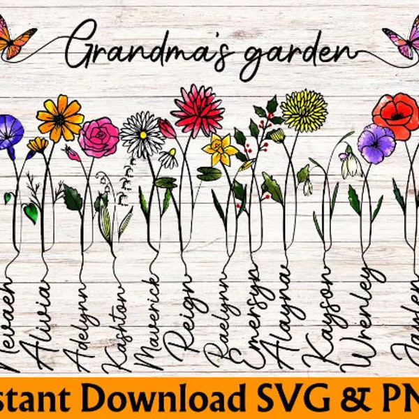 Grandma Garden - Etsy