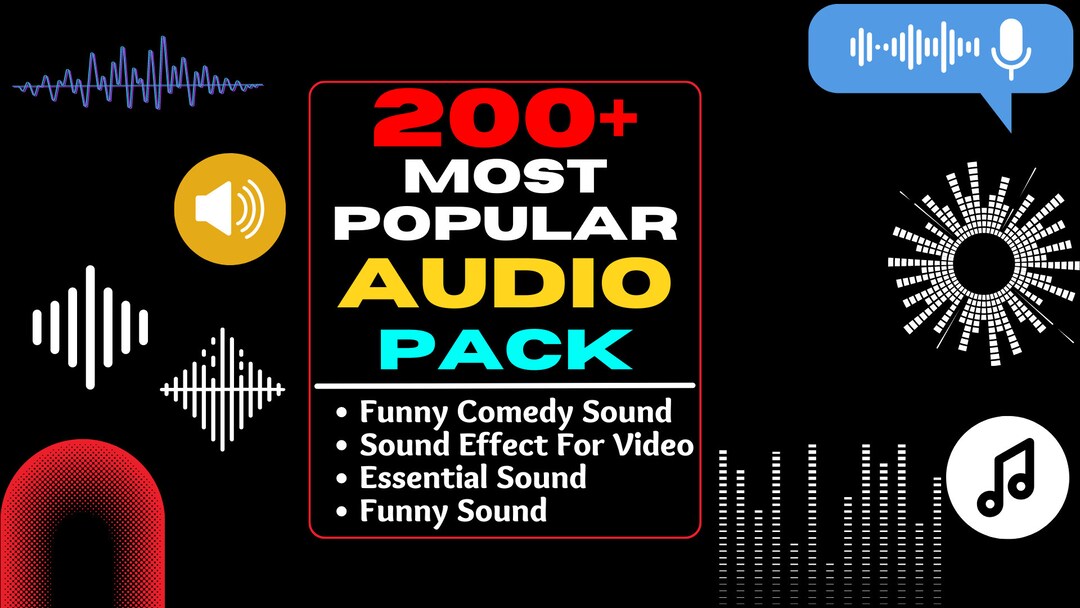 200 Most Popular Sound Pack, This Collection of High-quality Audio ...