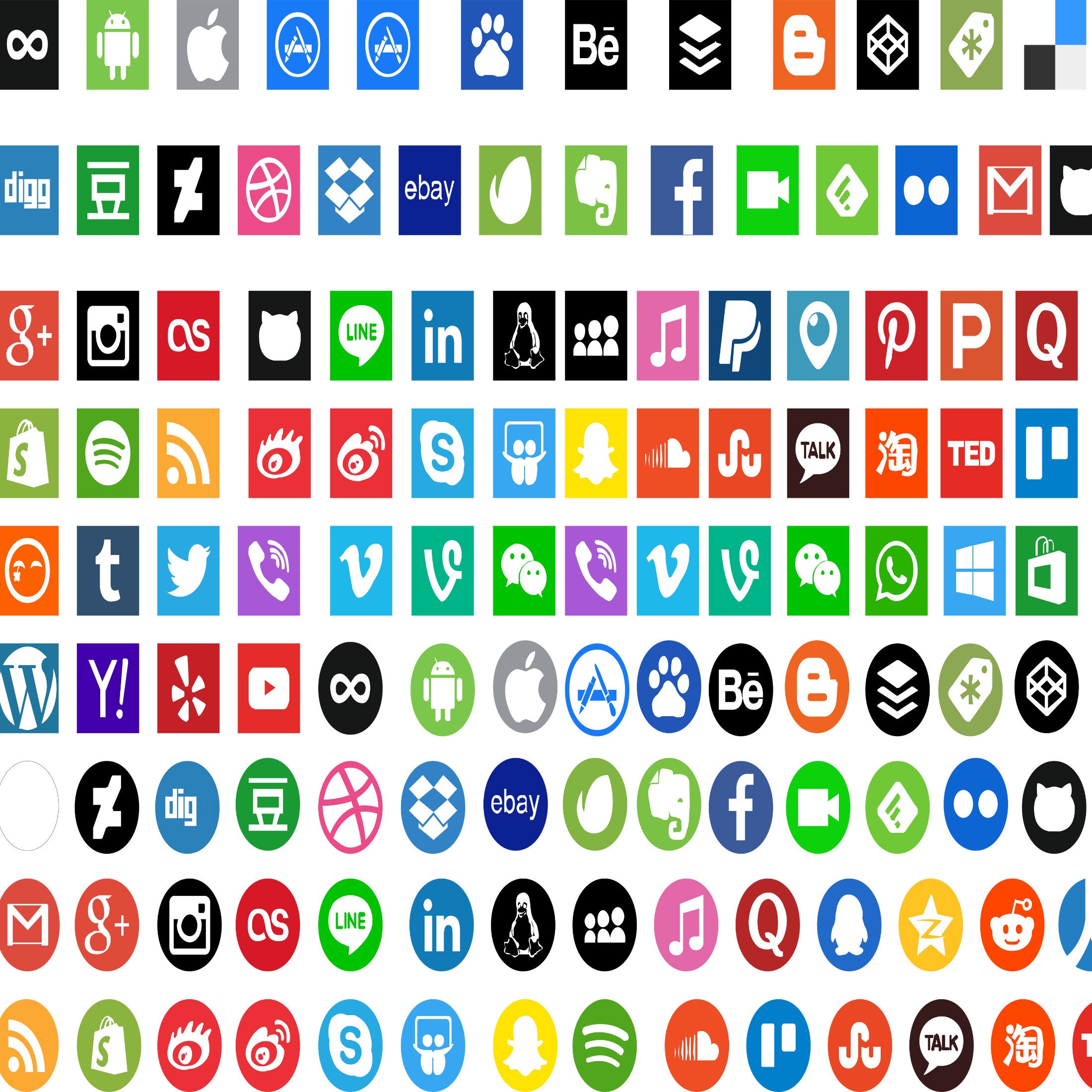 200 Editable Social Media Icon for Your Personal or Business Use 2023 ...