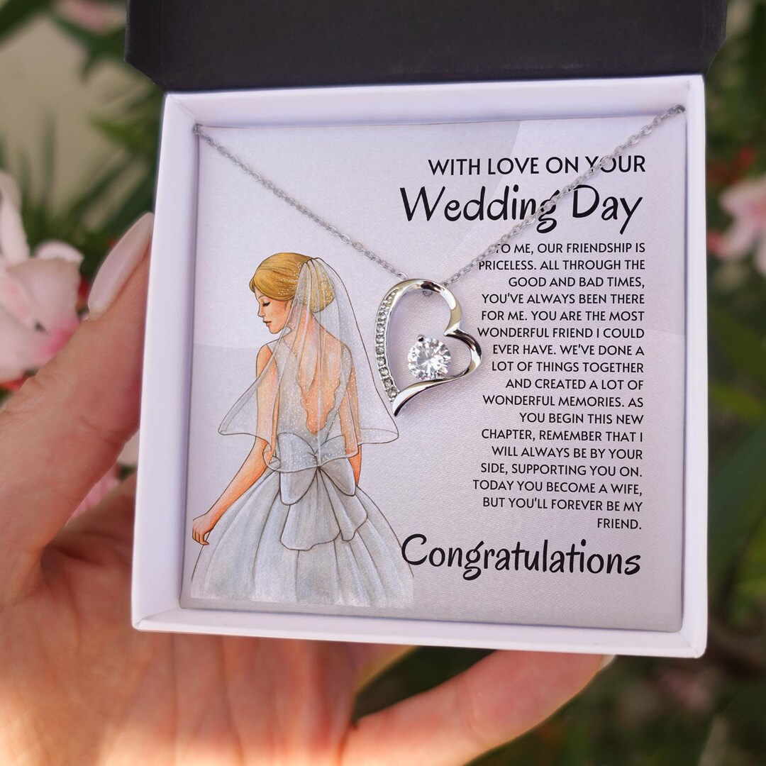 Wedding Gift for Bride From Best Friend Sentimental Gift for Bride From ...
