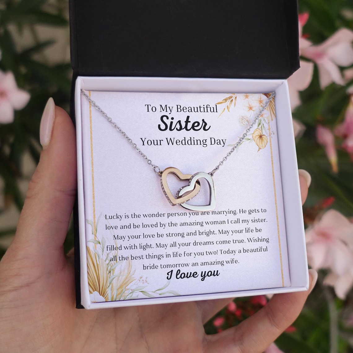 Gift for Sister on Her Wedding Day Personalised Gift for Bride Bride ...