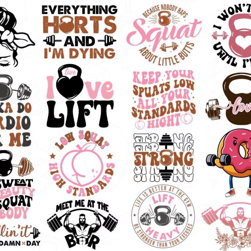 Workout Svg - Etsy