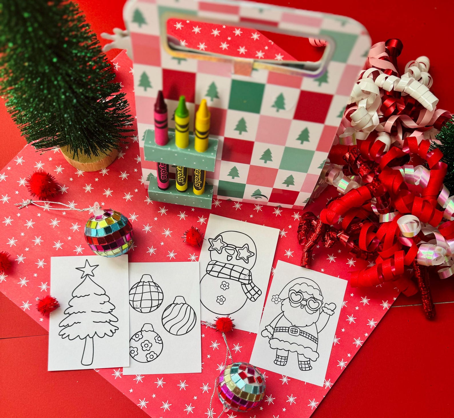Christmas Activity Box for Kids / Fun Holiday Party Favor / Classroom ...