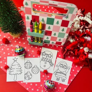 Christmas Activity Box for Kids / Fun Holiday Party Favor / Classroom ...