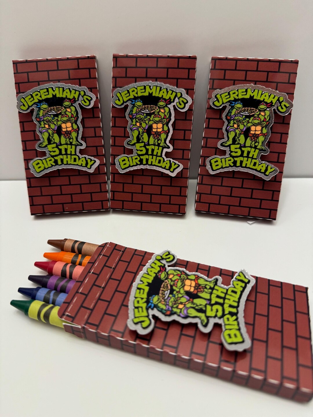 Personalized Crayon Box: Party Favors, Custom Theme (set of 6) - Etsy