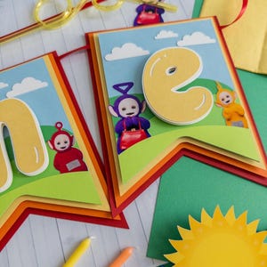 Teletubbies High Chair Banner - Etsy