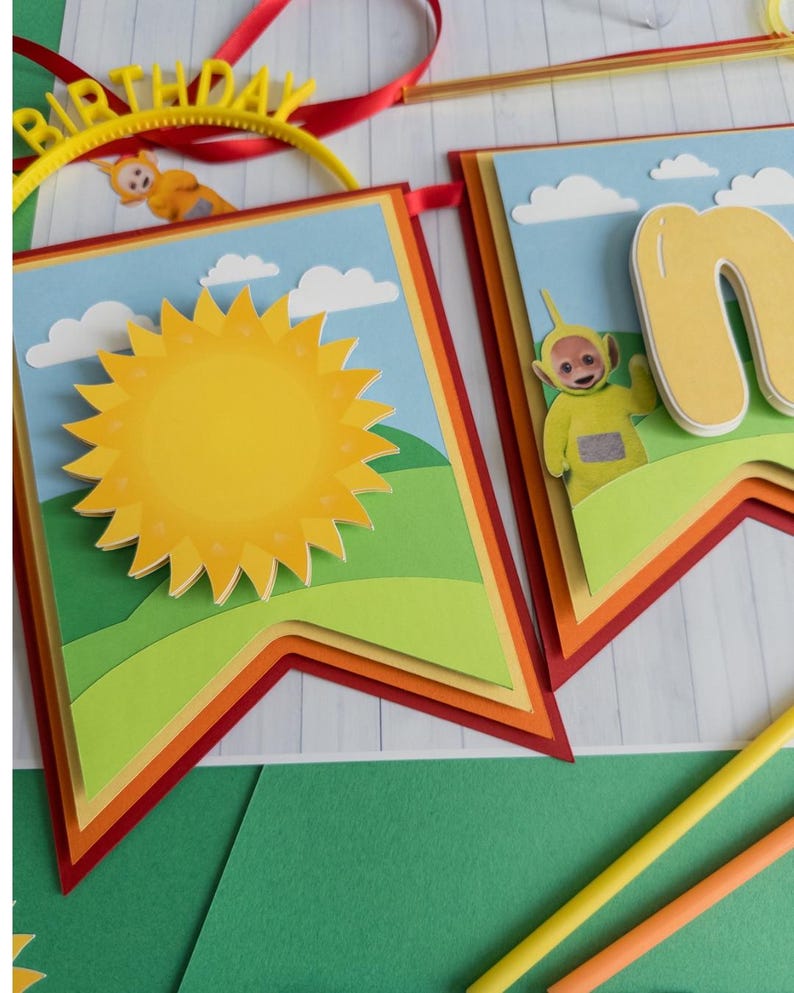 Teletubbies High Chair Banner - Etsy
