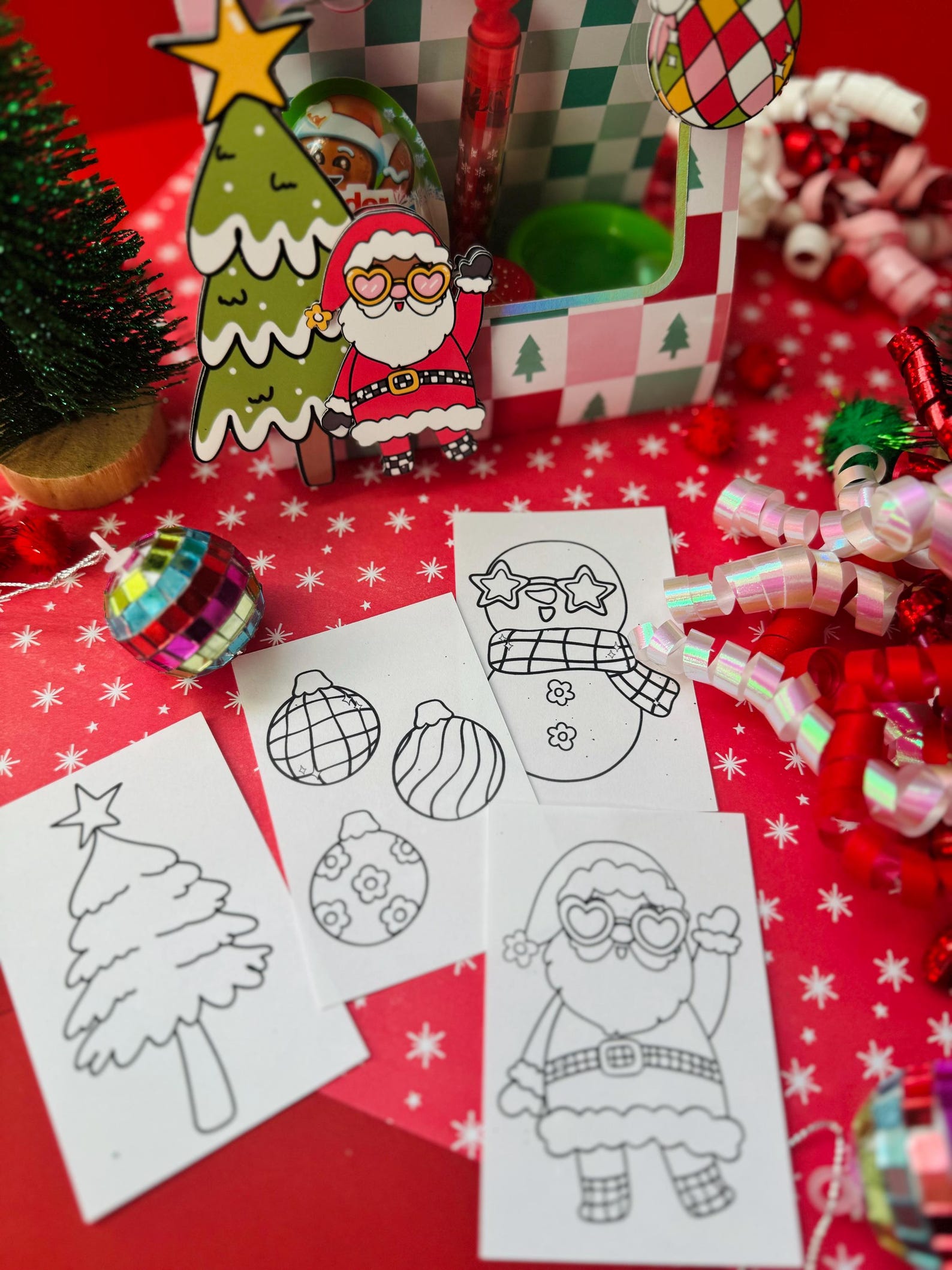 Christmas Activity Box for Kids / Fun Holiday Party Favor / Classroom ...