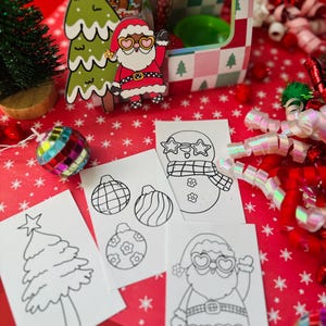 Christmas Activity Box for Kids / Fun Holiday Party Favor / Classroom ...