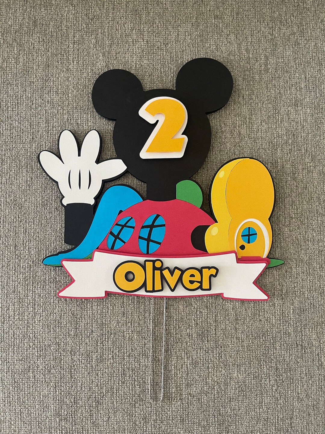 Mickey Mouse Clubhouse Cake Topper - Etsy