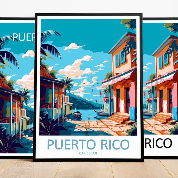Puerto Rico Poster - Etsy