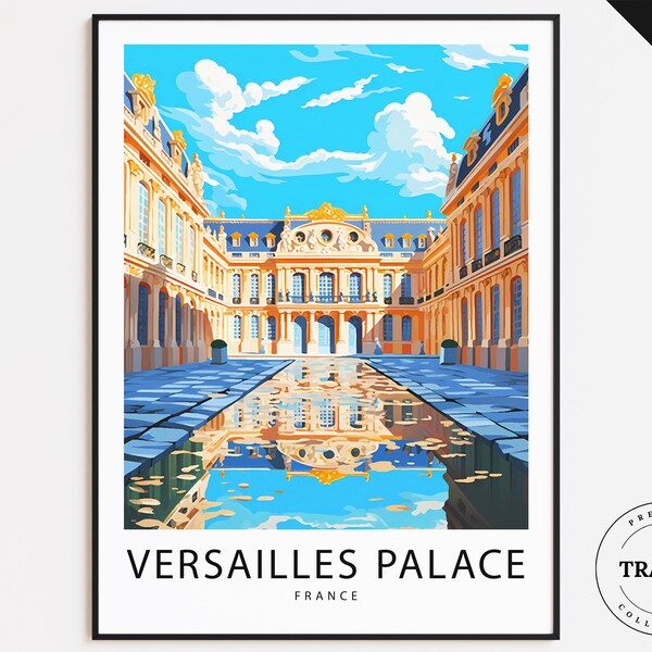 Palace of Versailles Poster - Etsy