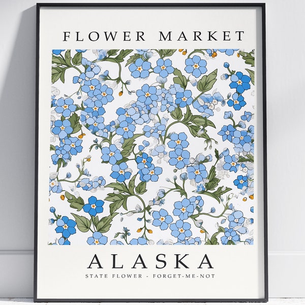 Alaska State Flower - Etsy