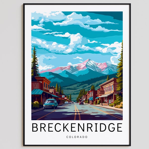 Vintage Breckenridge Poster - Etsy