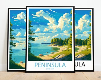 Peninsula State Park Wisconsin Poster - Etsy