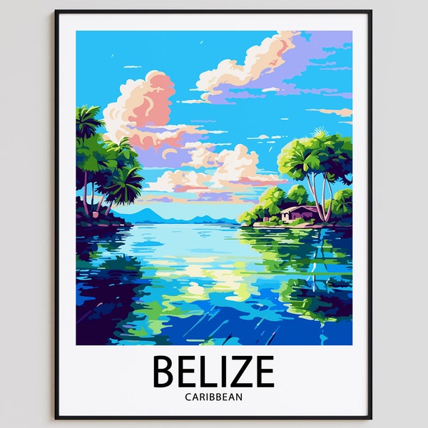 Belize Poster - Etsy