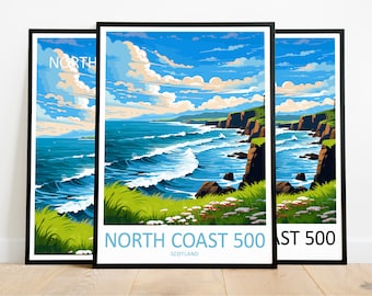 North Coast Travel Poster, California Wall Art, California Print, North ...