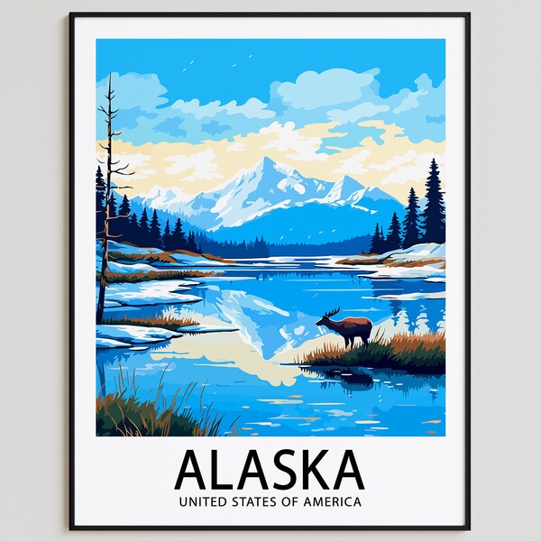 Alaska Poster - Etsy