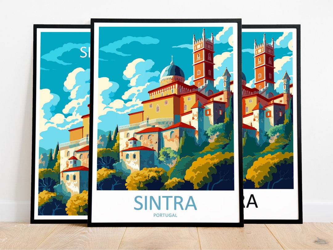 Sintra Travel Print Art Sintra Poster Portugal Wall Art Decor Sintra ...