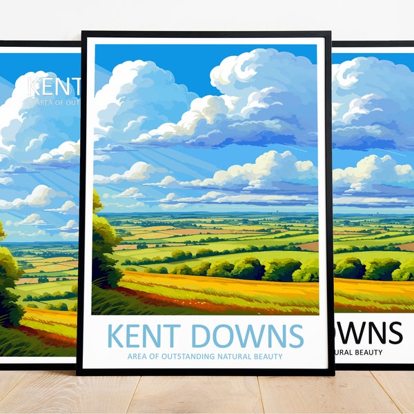 Kent Poster - Etsy UK