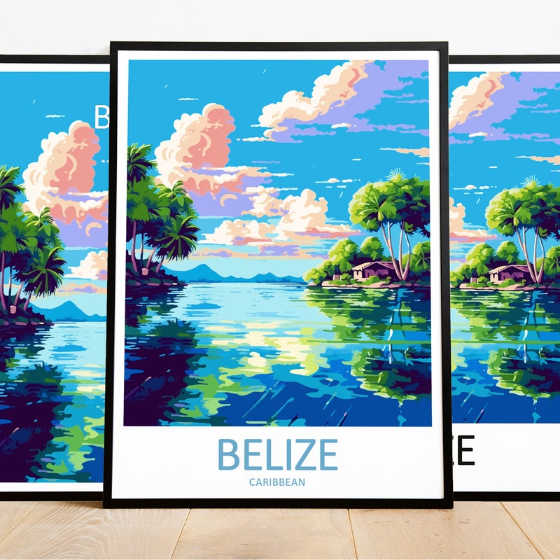 Belize Poster - Etsy