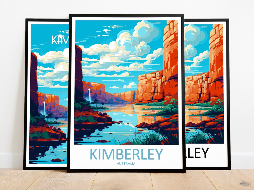 Kimberley Travel Print Art Kimberley Poster Australia Wall Art Decor ...