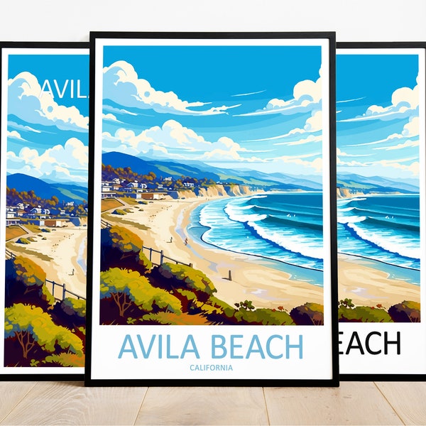 Avila Beach Art - Etsy