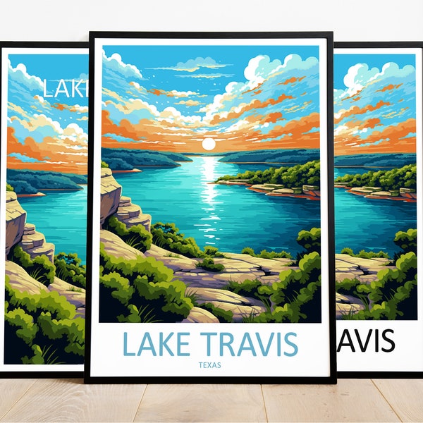 Lake Travis Wall Art - Etsy