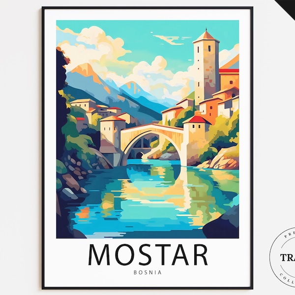 Mostar Poster Print - Etsy