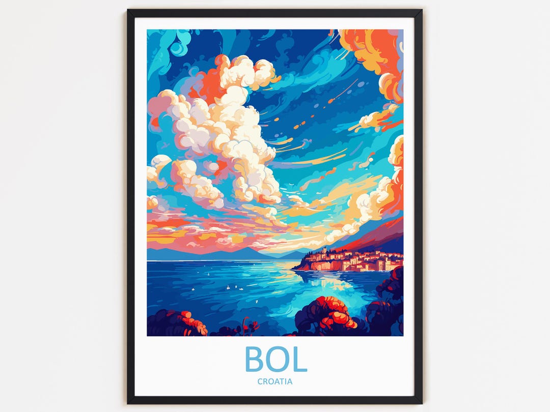 Bol Travel Print Wall Decor Wall Art Bol Wall Hanging Home Décor Bol ...