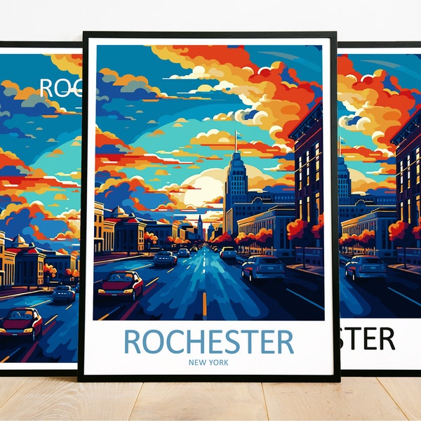 Rochester Poster - Etsy