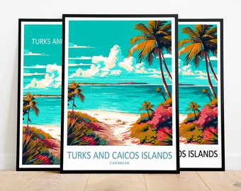 Turks and Caicos Vintage Map 1782 Lucayan Archipelago Old Atlas Poster ...