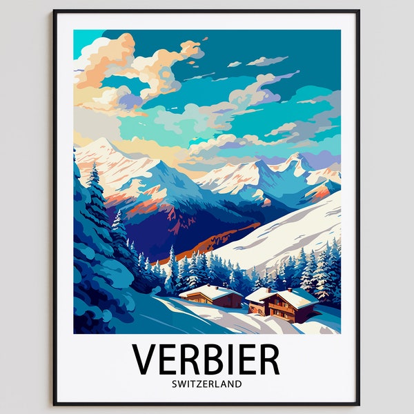 Verbier Print - Etsy UK