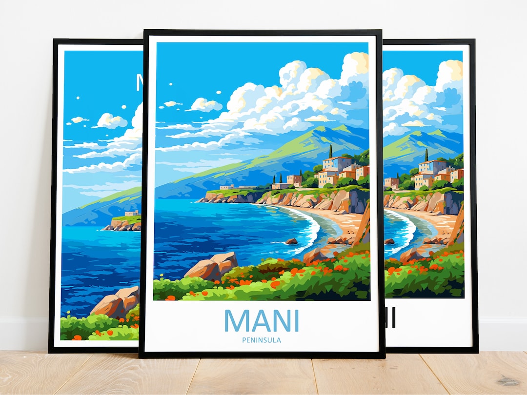 Mani Travel Print Art Mani Poster Peninsula Wall Art Decor Mani Gift ...