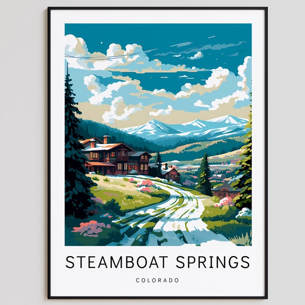 Steamboat Poster - Etsy