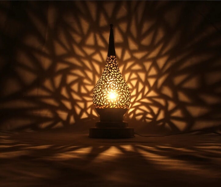 Moroccan Table Lamps, Morocco Lighting 100% Handmade, Art Deco Light ...