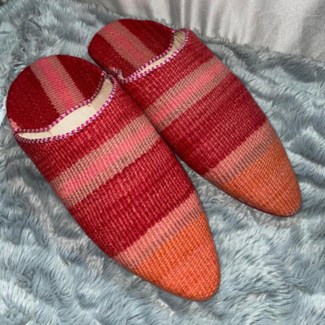 Moroccan Shoe Babouche Slippers for Women Handmade Leather Babouche ...