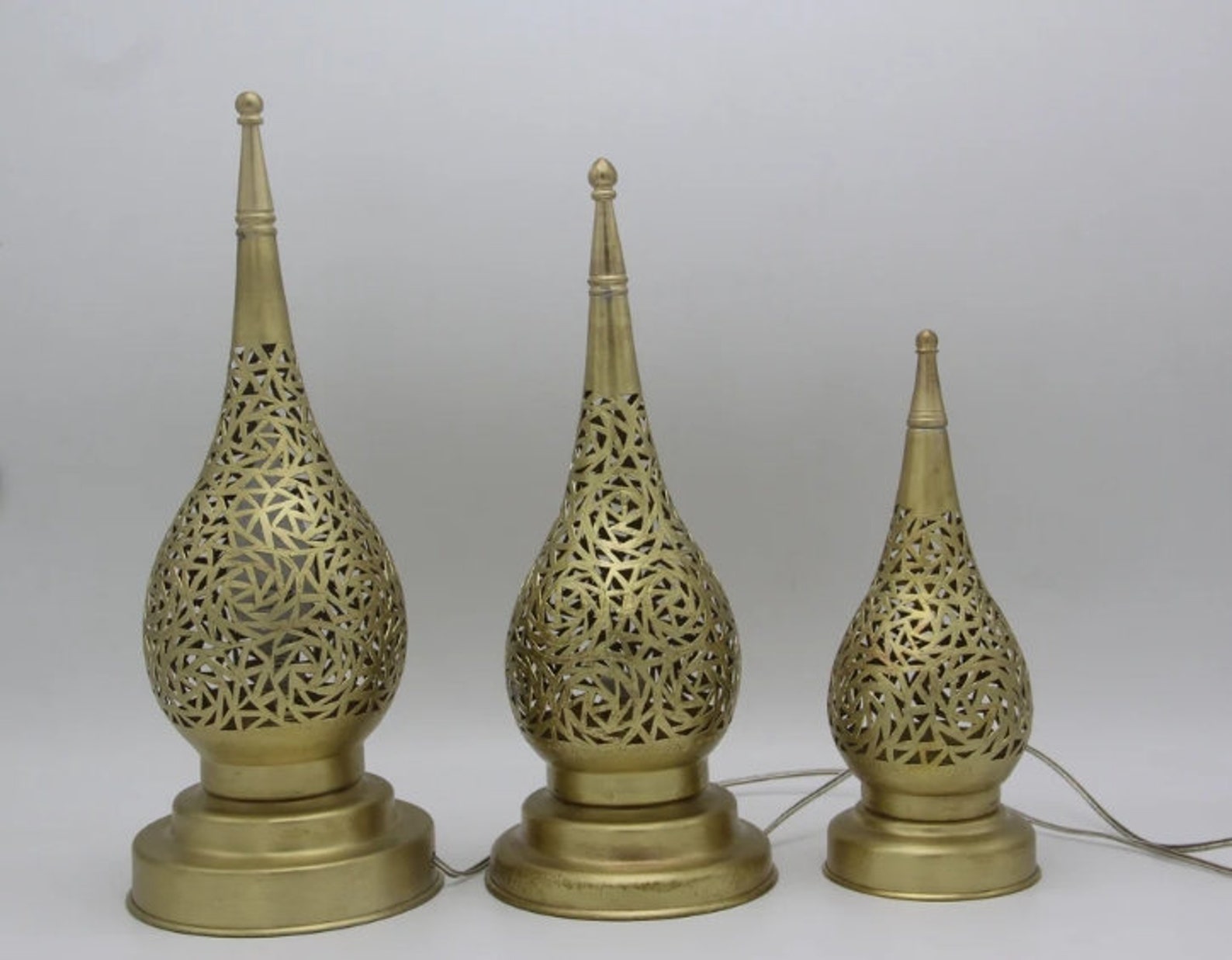 Moroccan Table Lamps, Morocco Lighting 100% Handmade, Art Deco Light ...