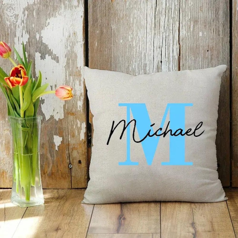 Initial Cushion - Etsy