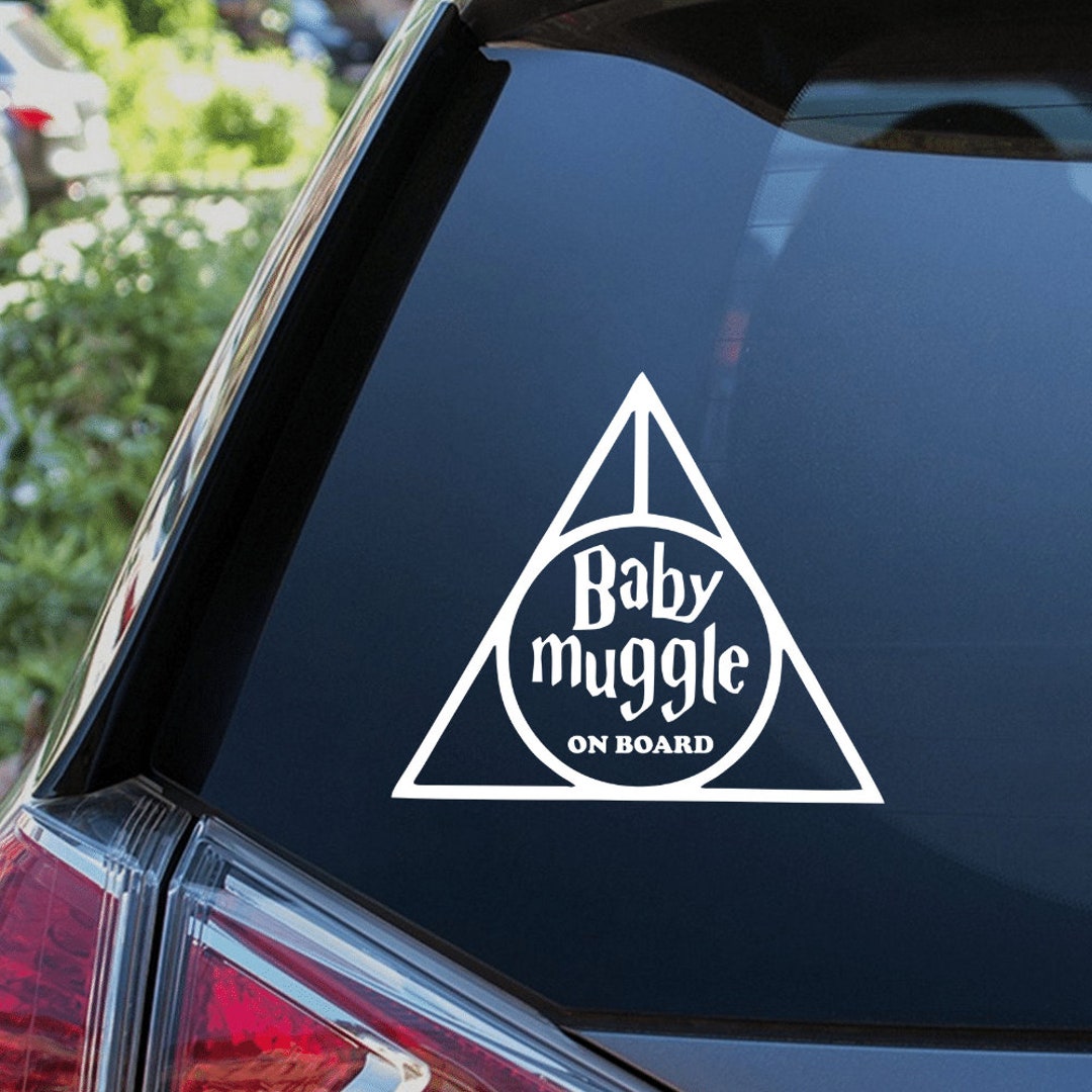 Baby Muggle on Board Sticker Decal - Etsy