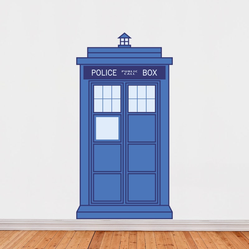 Tardis Wall Decal - Etsy
