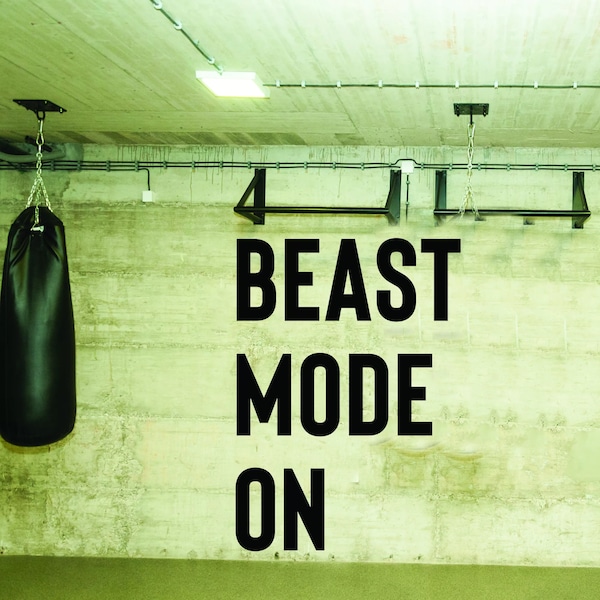 Beast Mode Decal - Etsy