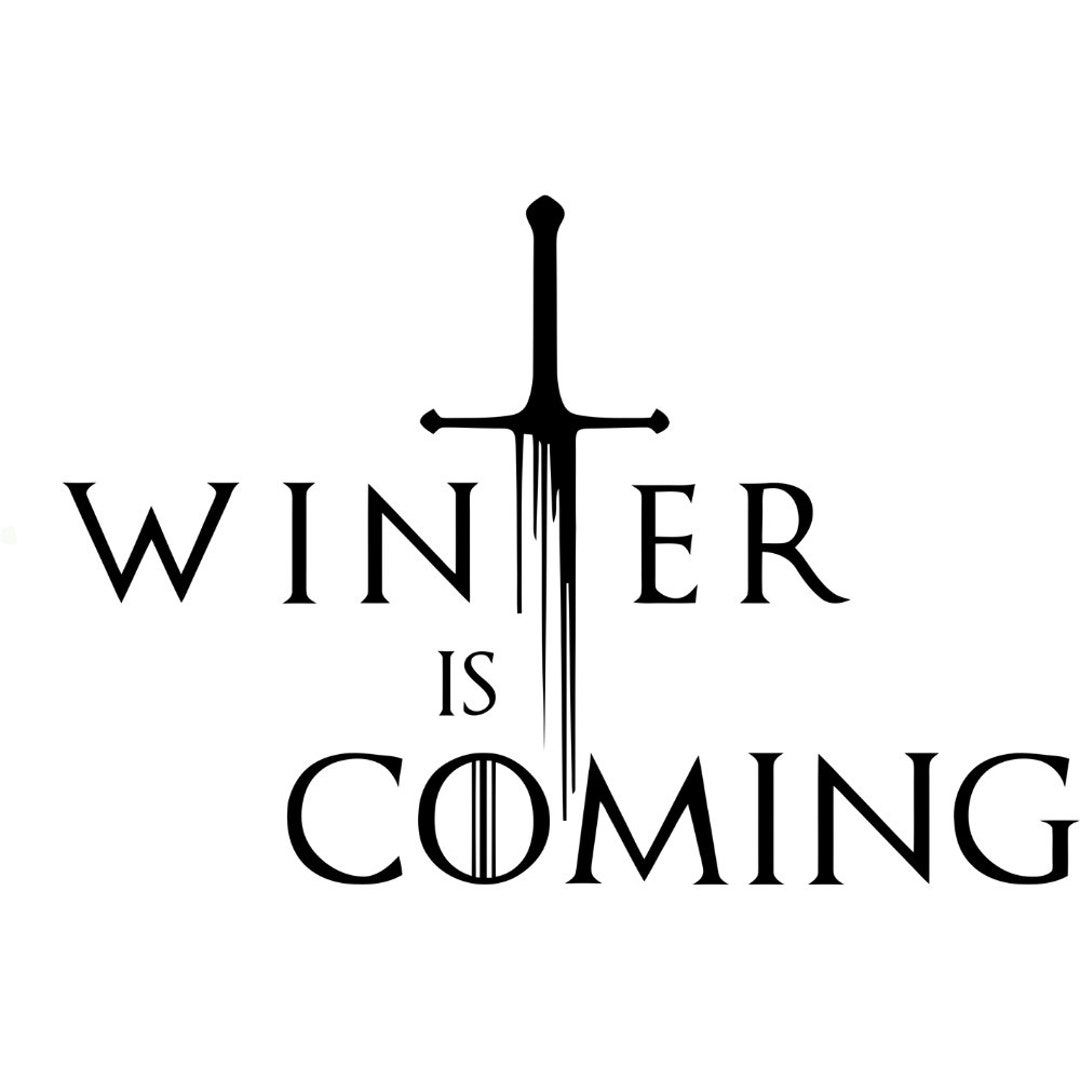 Winter is Coming GOT Wall Decal - Game of Thrones Inspired - Bedroom ...