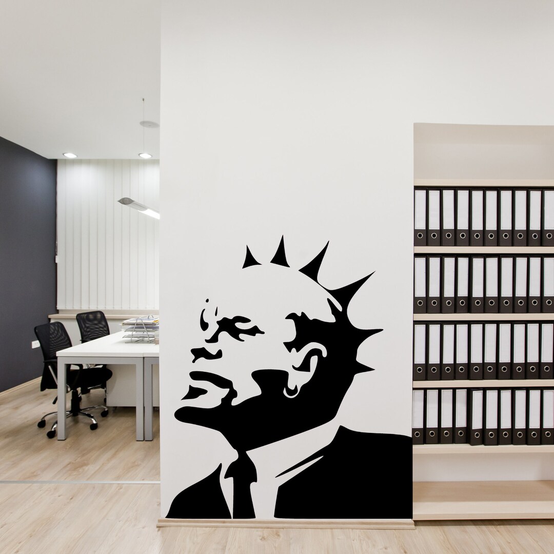 Banksy Lenin Vinyl Decal Wall Sticker - Etsy