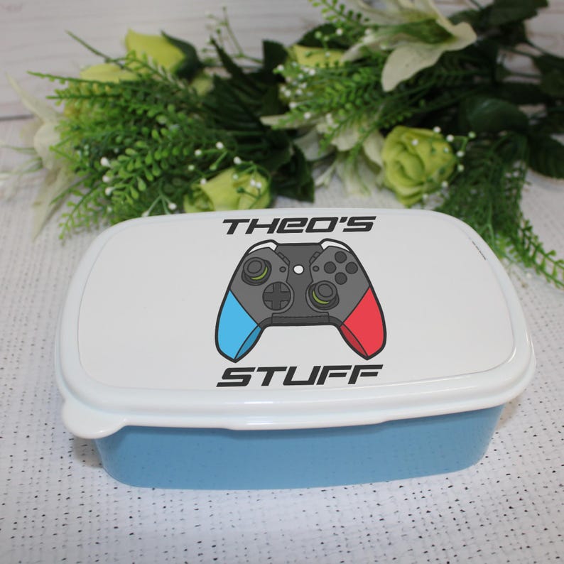 Personalised Controller Lunch Box Custom Lunch Box Sandwich Box - Etsy